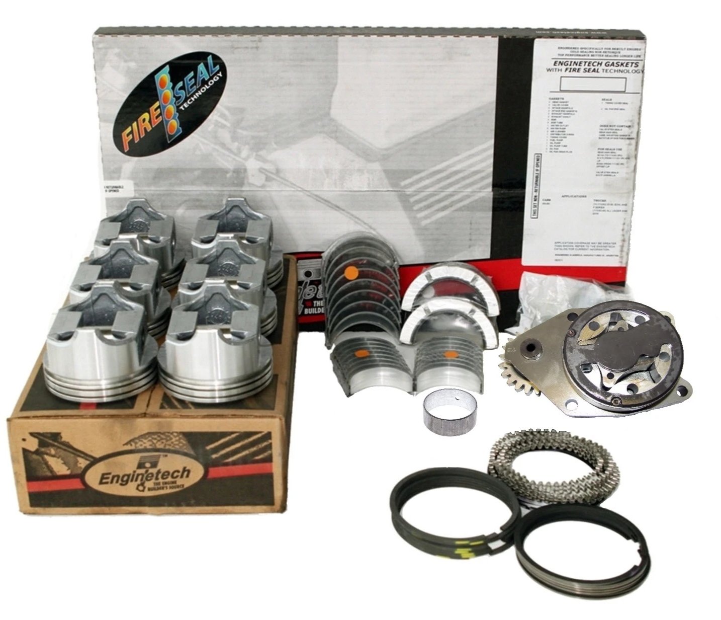Enginetech Engine Rebuild Overhaul Kit for 2004-2009 Dodge Cummins Die
