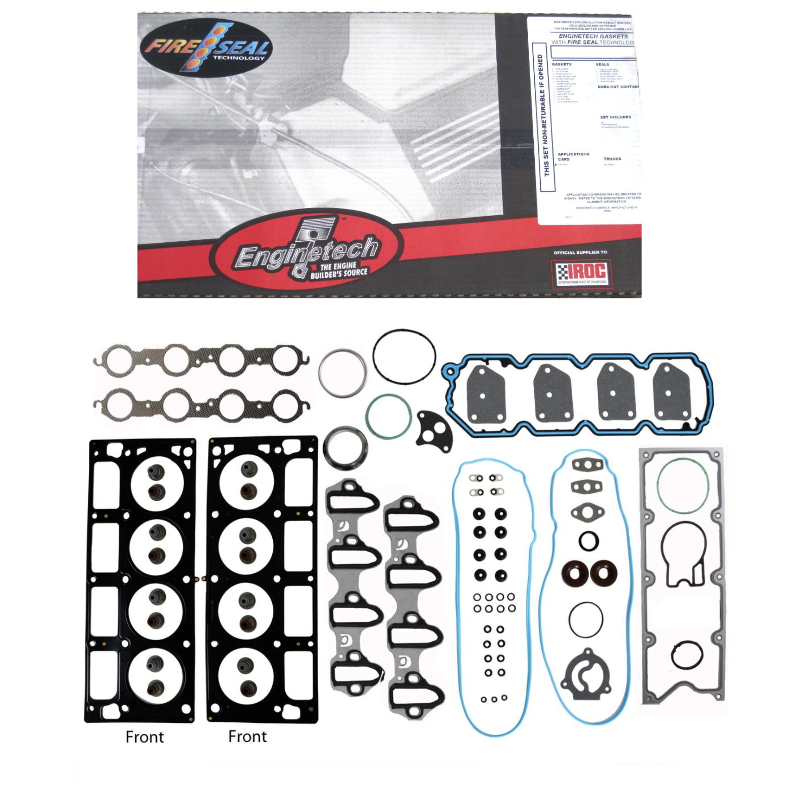 Enginetech C325HS-B Cylinder Head Gasket Set for Chevrolet Gen III IV