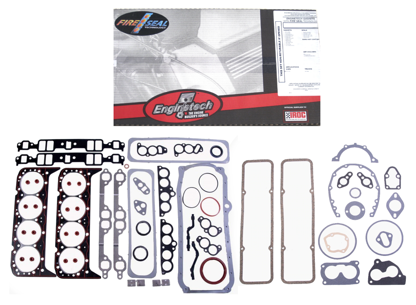 Enginetech C350LM-24 Engine Overhaul Gasket Set for 1986-1995 Chevrole